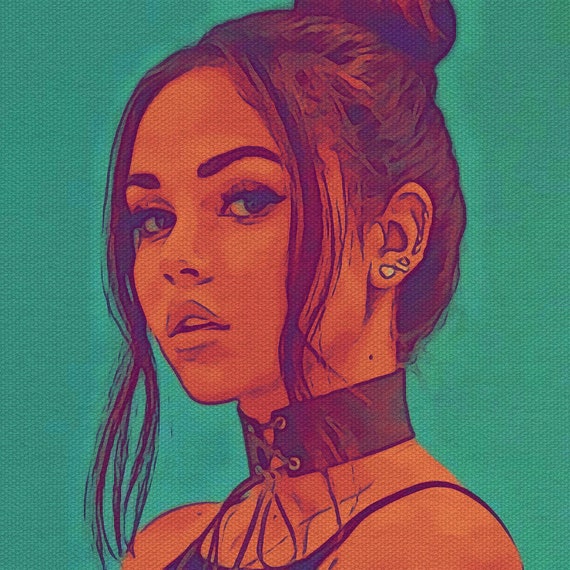 Customized Comic Book Style Portrait Colorful Personalized - Etsy