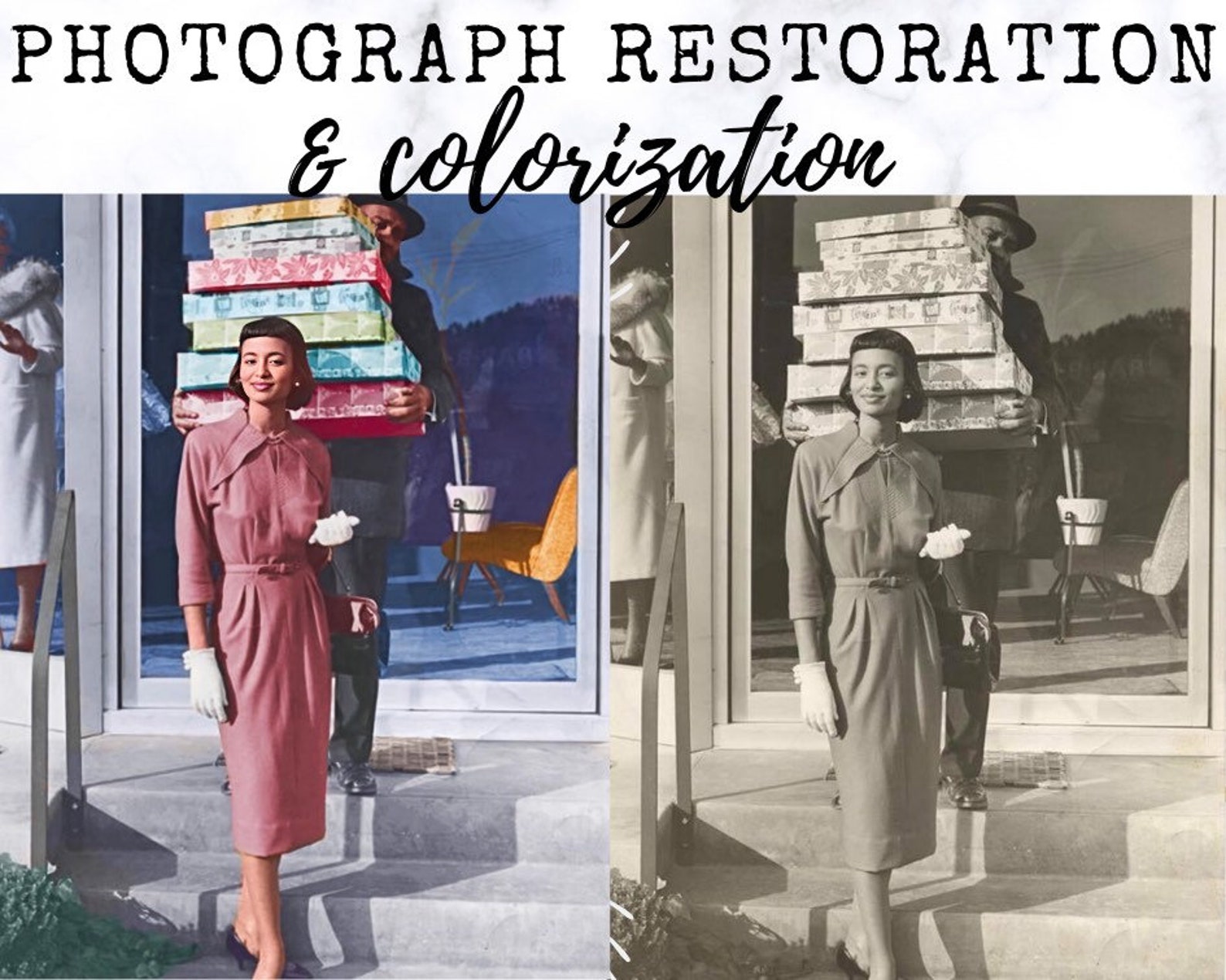 Photo Restoration and Colorization Restore Damaged Photos, Old Photos ...