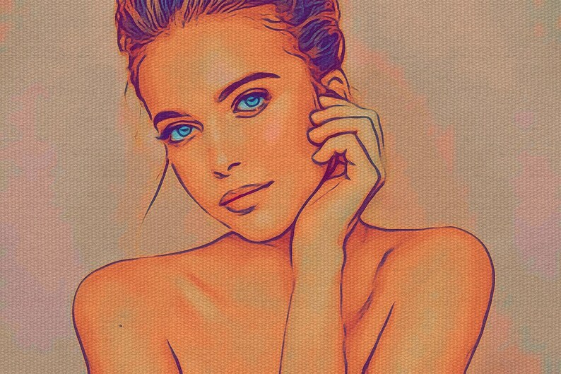 Customized Comic Book Style Portrait Colorful Personalized - Etsy