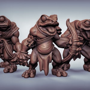 Rat Men Chain Gunner 3D Printed Resin Miniature Tabletop Role Playing ...