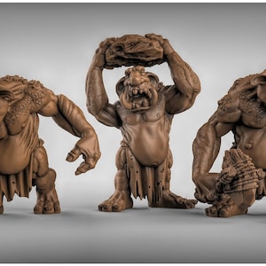 Cave Troll 3D Printed Resin Miniature | Tabletop Role Playing ...