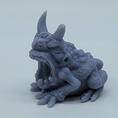 Giant Plague Toad 3D Printed Resin Miniature V3 Tabletop - Etsy