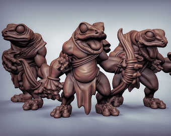 Boggard With Spears 3D Printed Resin Miniature Tabletop Role - Etsy