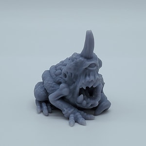 Giant Plague Toad 3D Printed Resin Miniature V1 | Tabletop Role Playing ...