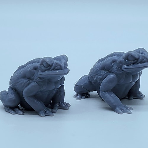 Giant Toad 3D Printed Resin Miniature Tabletop Role Playing | Etsy