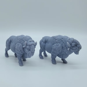 American Buffalo 3D Printed Resin Miniature | Tabletop Role Playing ...