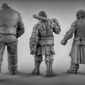 Thugs 3D Printed Resin Miniature | Tabletop Role Playing | Dungeons and ...