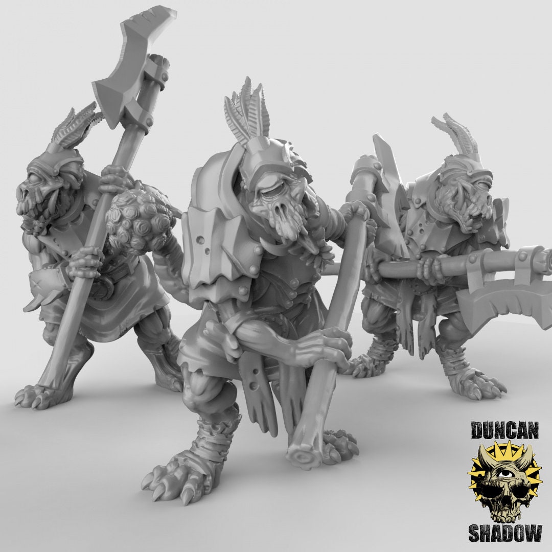Cyclops Trolls With Great Weapon 3D Printed Resin Miniature | Tabletop ...
