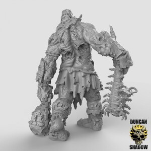 Titan Behemoth Zombie V2 3D Printed Resin Miniature | Tabletop Role ...