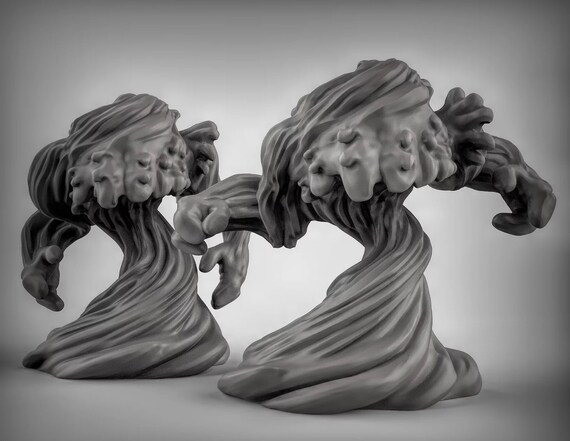 Water Elemental 3D Printed Resin Miniature Tabletop Role - Etsy