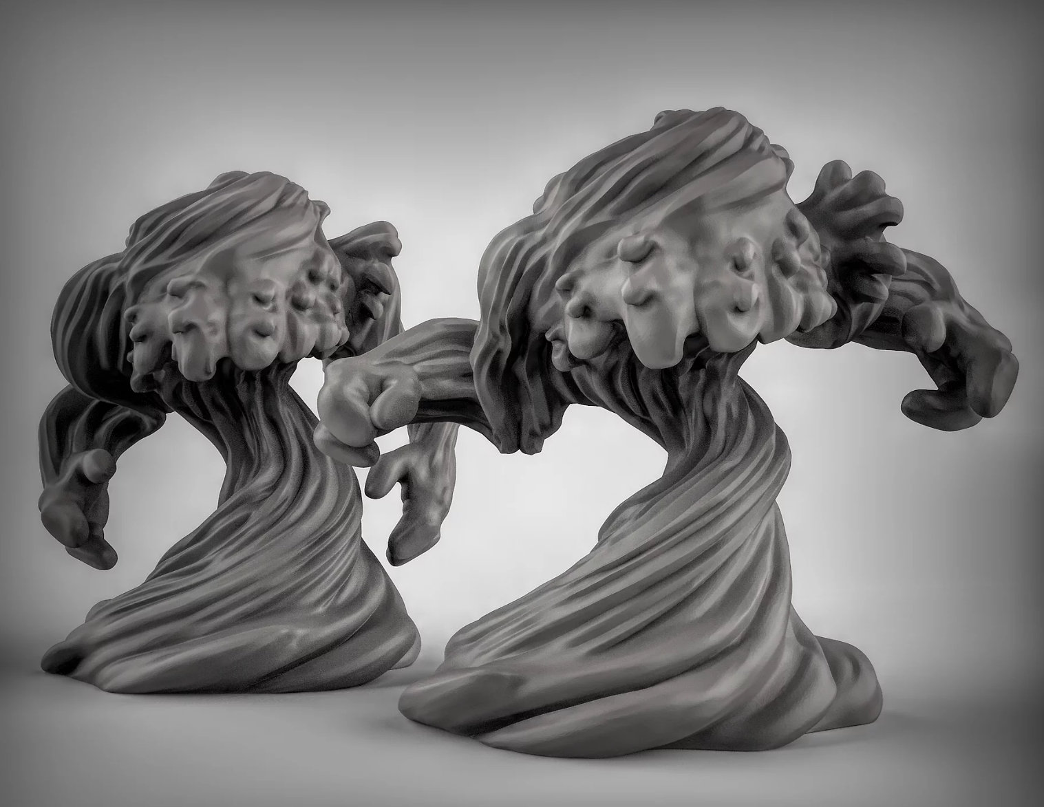 Water Elemental 3D Printed Resin Miniature | Tabletop Role Playing ...