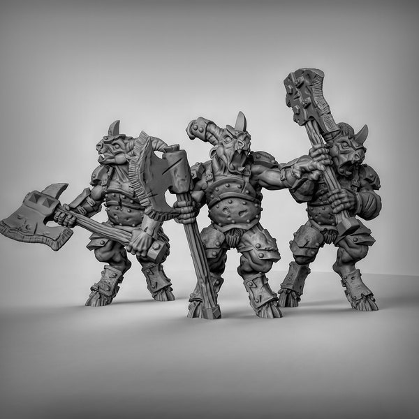 Beastmen Miniatures - Etsy