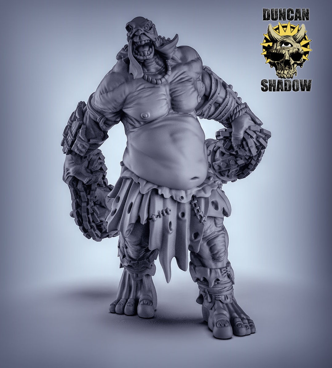 Titan Behemoth V2 3D Printed Resin Miniature | Tabletop Role Playing ...