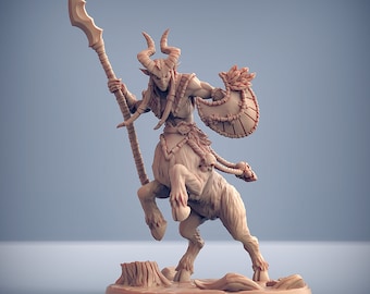 Satyr Ranger Goatmen Resin Miniature Dnd Miniatures - Etsy