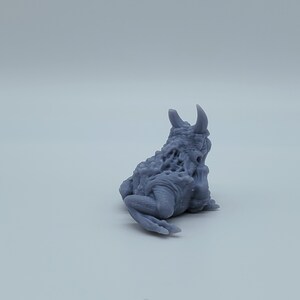 Giant Plague Toad 3D Printed Resin Miniature V2 | Tabletop Role Playing ...