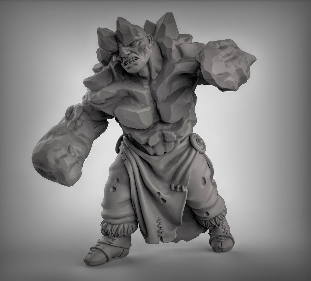 Elemental Giant 3D Printed Resin Miniature | Tabletop Role Playing ...