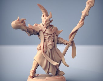 Ashen Alfar Elf Inquisitor V2 3D Printed Resin Miniature | Etsy