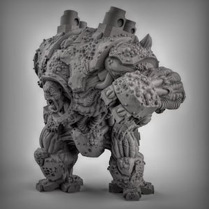Infernal Golem V1 3D Printed Resin Miniature | Tabletop Role Playing ...