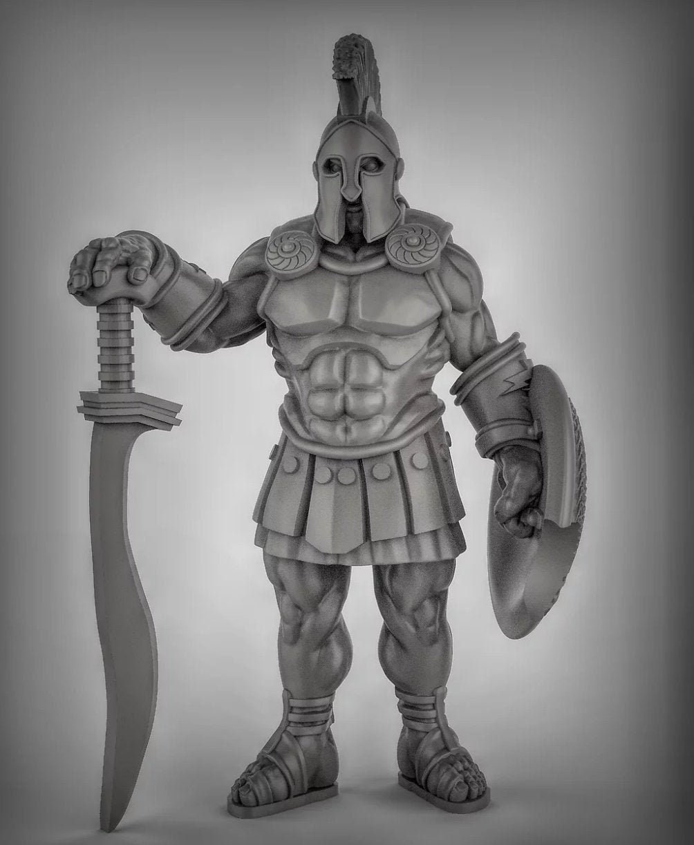 Armored Storm Giant 3D Printed Resin Miniature Tabletop Role - Etsy