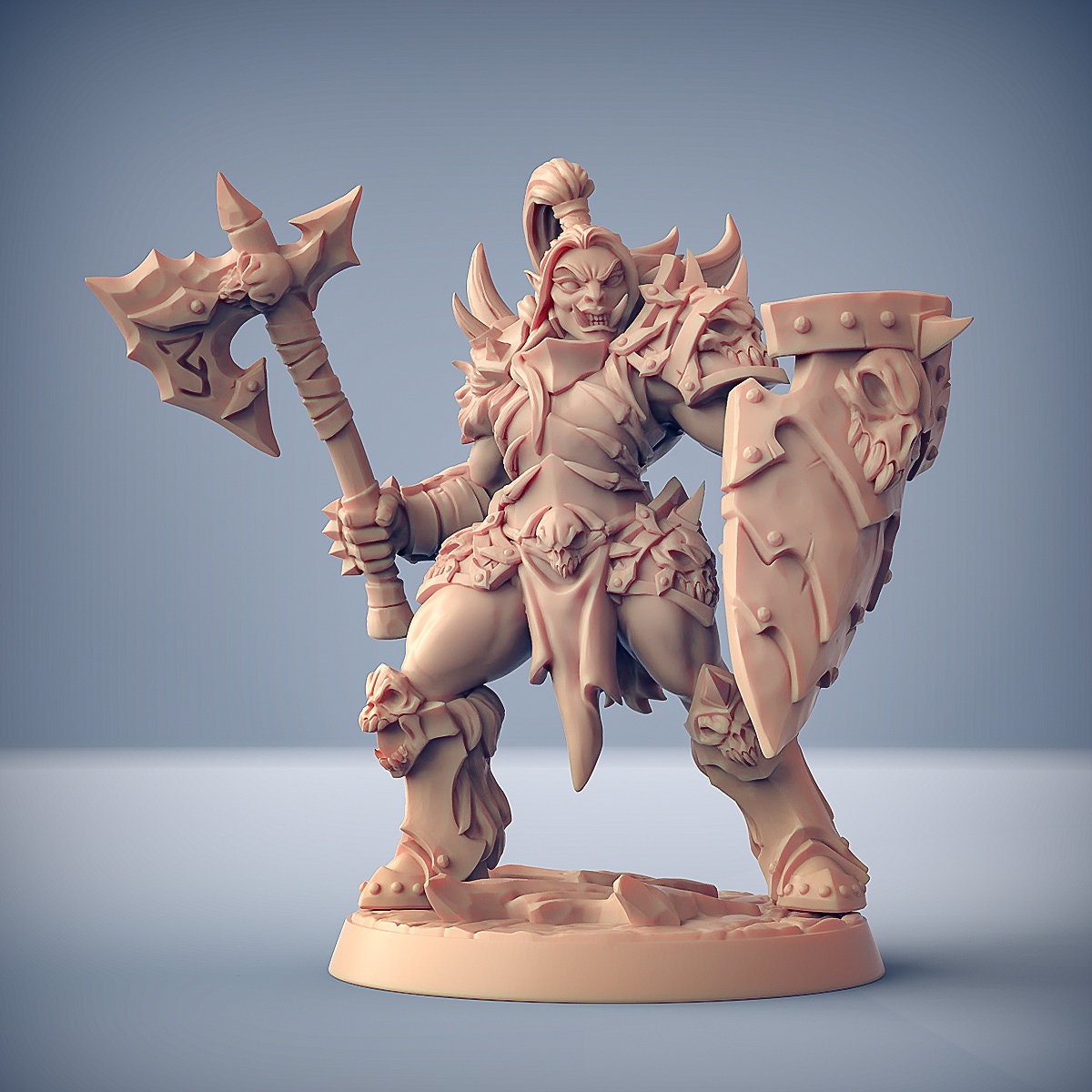Frostmetal Orc V4 3D Printed Resin Miniature Tabletop Role - Etsy