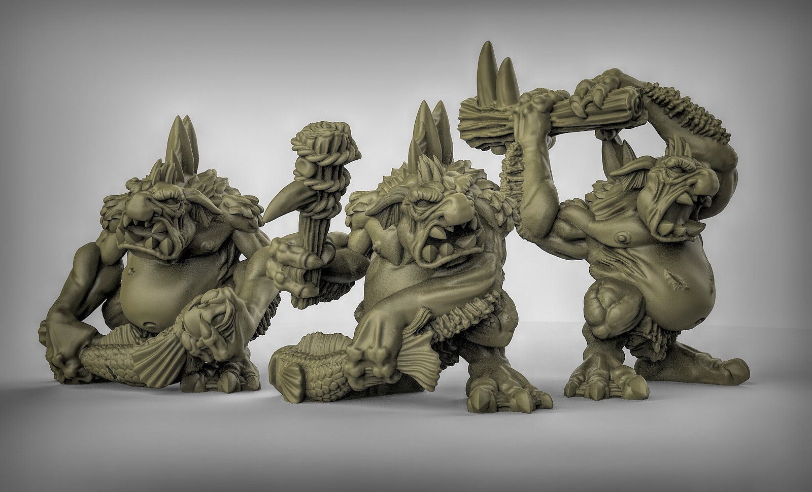 Marsh Troll 3D Printed Resin Miniature | Tabletop Role Playing ...