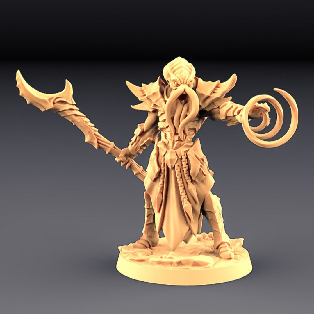 Deep One Reaver V2 3D Printed Resin Miniature Tabletop Role Playing ...
