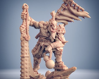 Toys Toys & Games Miniature Toys 5E Fantasy Orc Oni Samurai Ninja ...