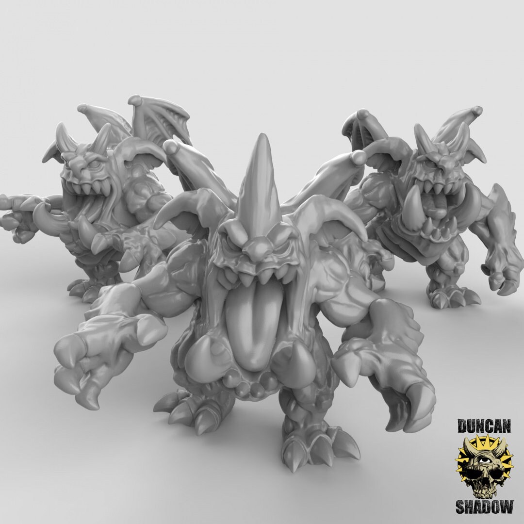 Winged Imps 3D Printed Resin Miniature | Tabletop Role Playing ...