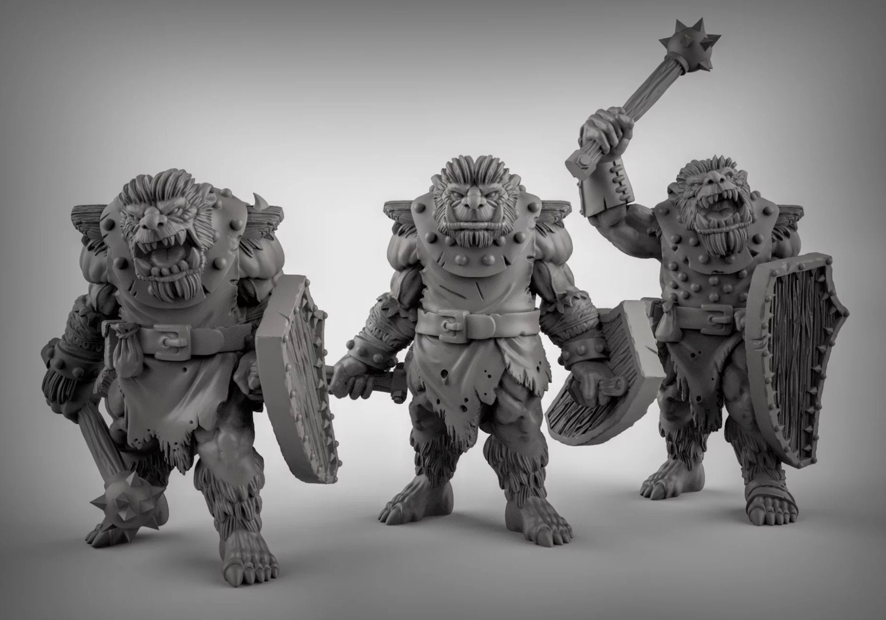 Bug Bears 3D Printed Resin Miniature | Tabletop Role Playing | Dungeons ...