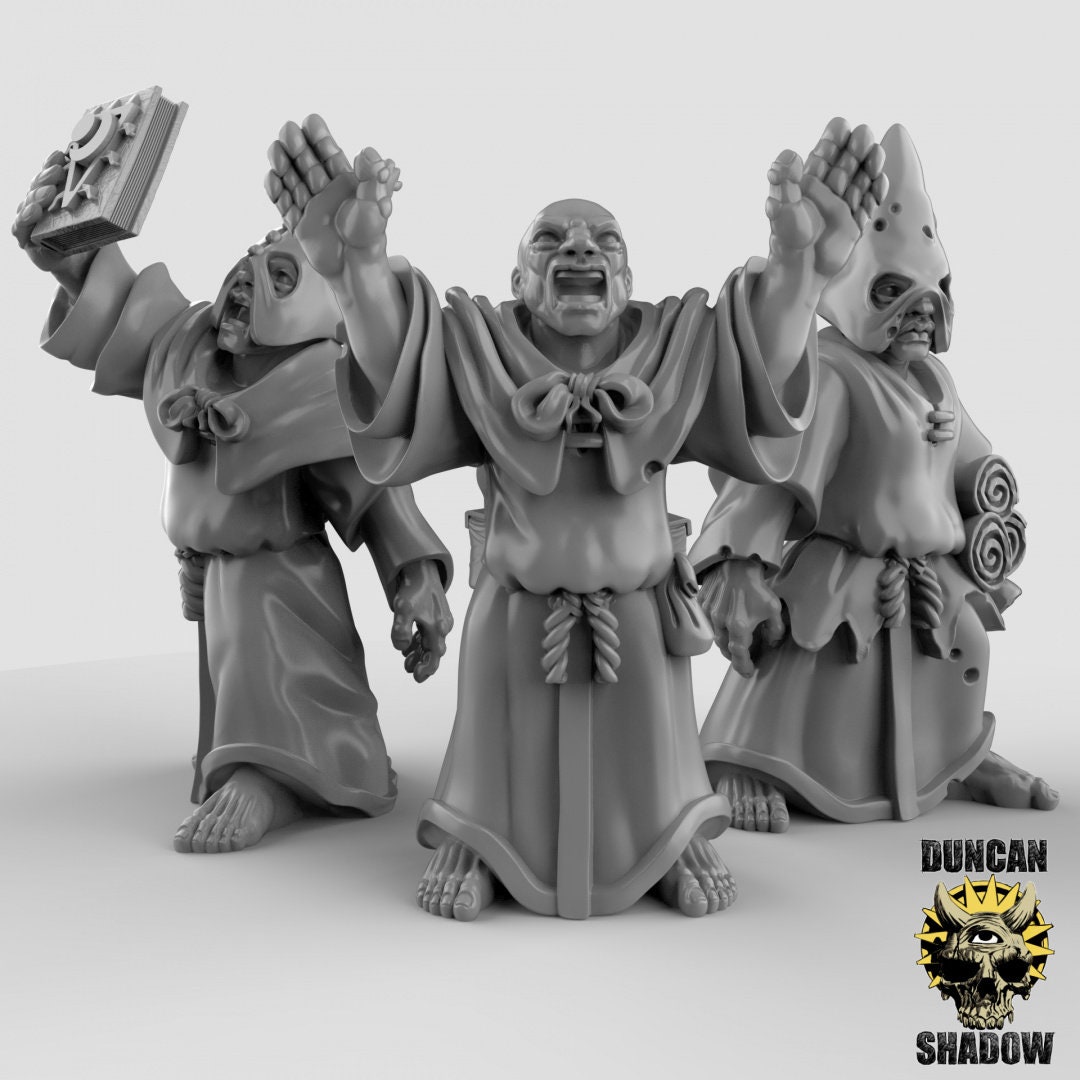 Cultists Summoner 3D Printed Resin Miniature | Tabletop Role Playing ...