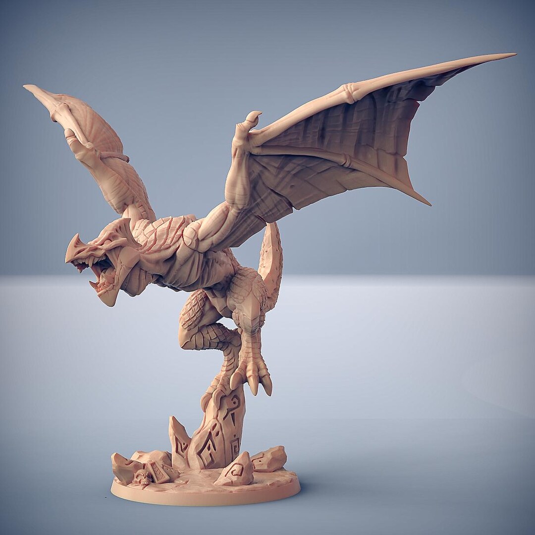 Sky-terror 3D Printed Resin Miniature | Tabletop Role Playing ...