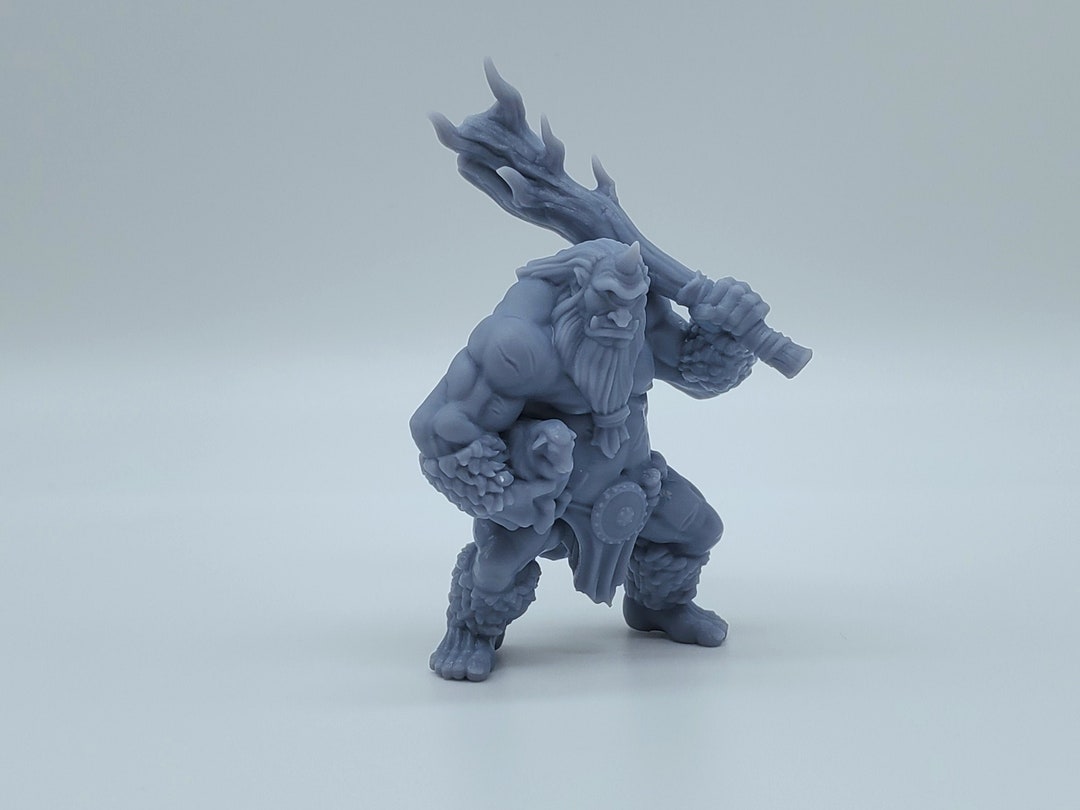 Wilderness Cyclops (50mm Base) 3D Printed Resin Miniature | Tabletop ...