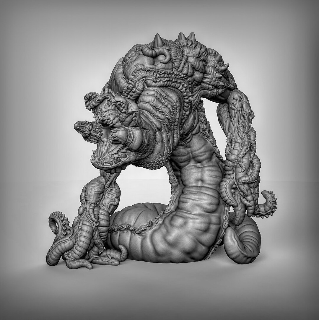 Eldrich Demon 3D Printed Resin Miniature | Tabletop Role Playing ...