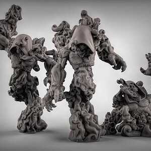 Wraiths 3D Printed Resin Miniature | Tabletop Role Playing | Dungeons ...