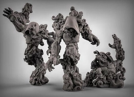 Wraiths 3D Printed Resin Miniature | Tabletop Role Playing | Dungeons ...