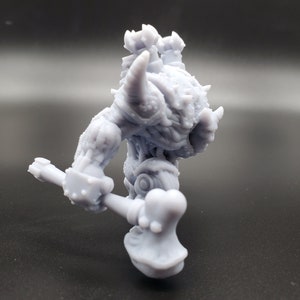 Infernal Golem V2 3D Printed Resin Miniature | Tabletop Role Playing ...