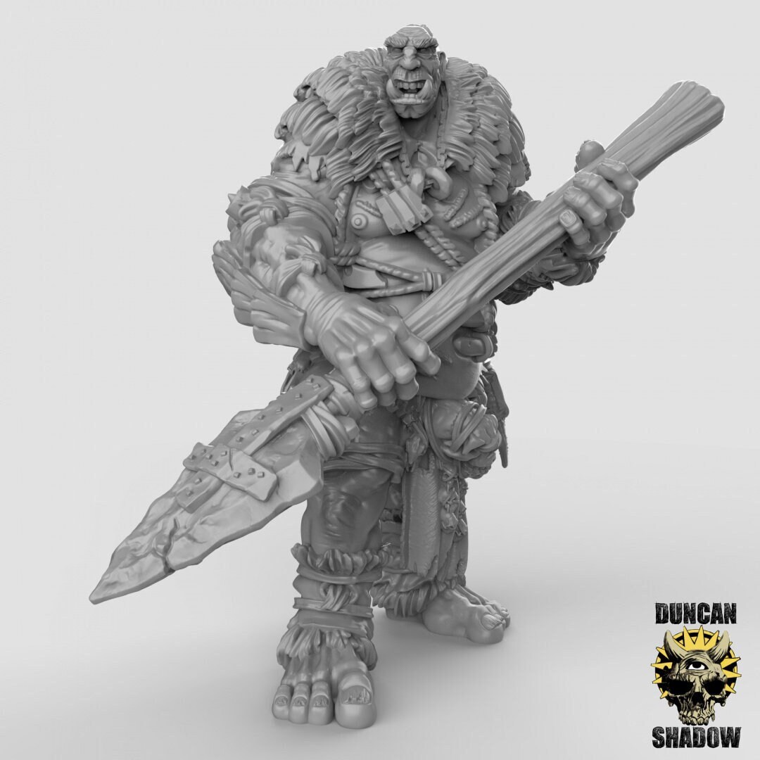 Titan Behemoth Hunter 3D Printed Resin Miniature | Tabletop Role ...