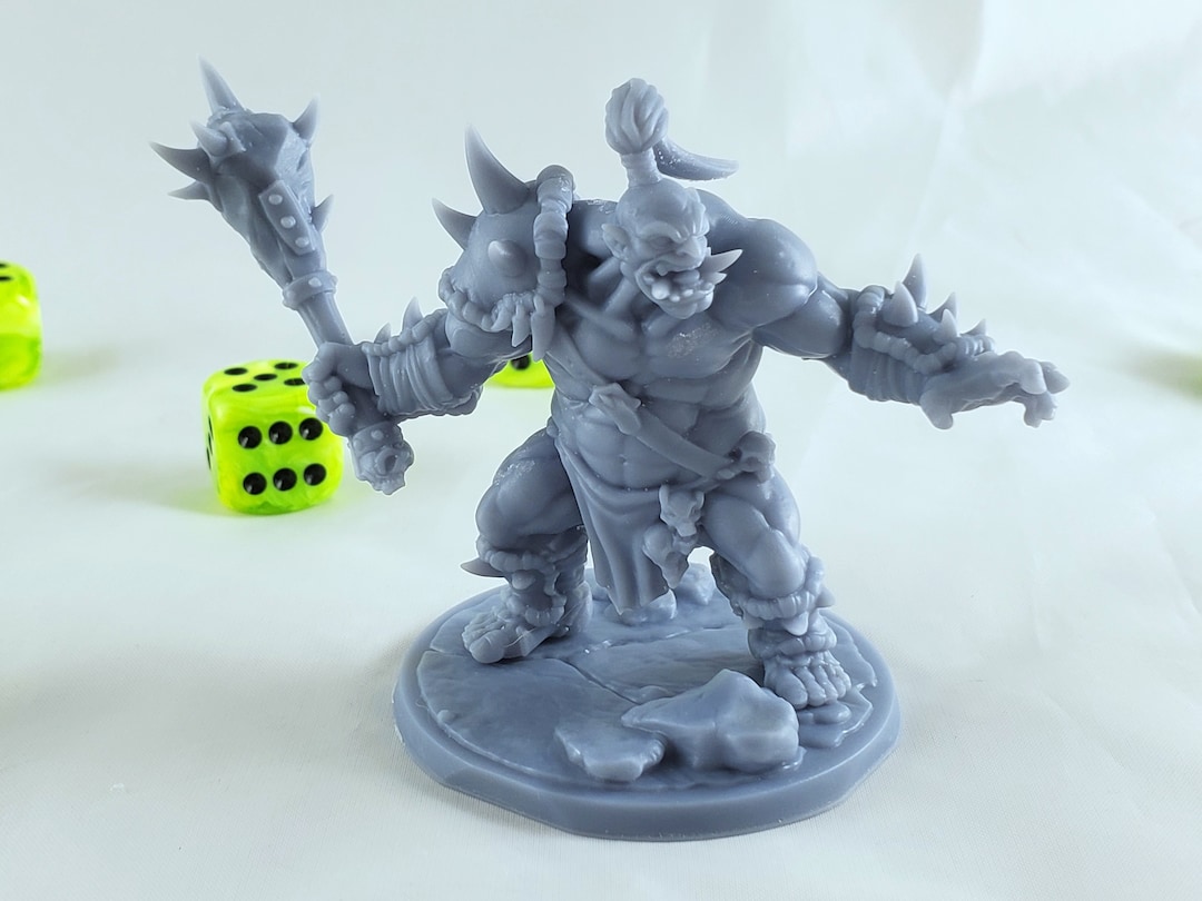Ogre Marauder V1 3D Printed Resin Miniature | Tabletop Role Playing ...