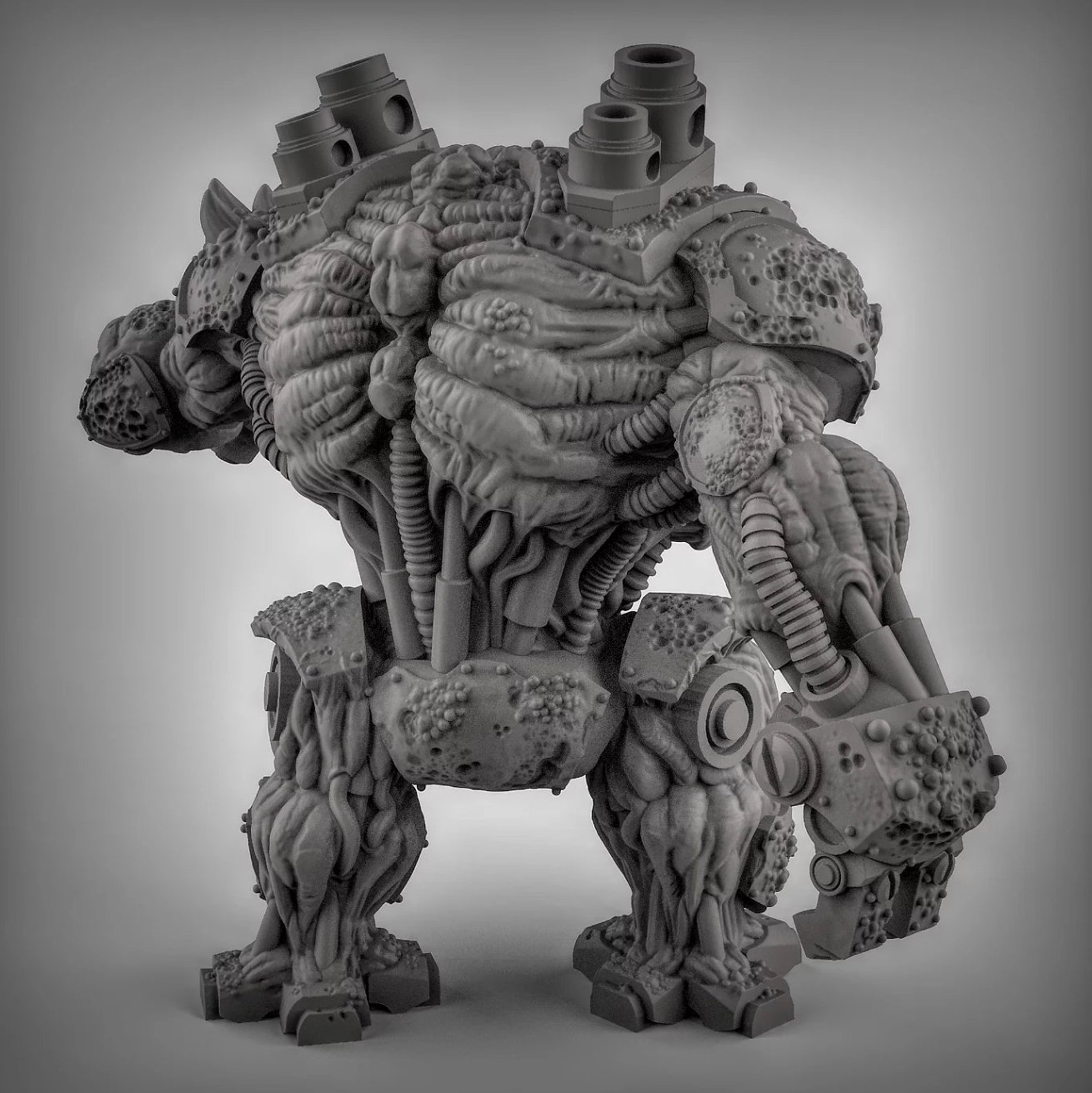 Infernal Golem V1 3D Printed Resin Miniature Tabletop Role | Etsy