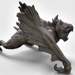 Dire Bat 3D Printed Resin Miniature | Tabletop Role Playing | Dungeons ...