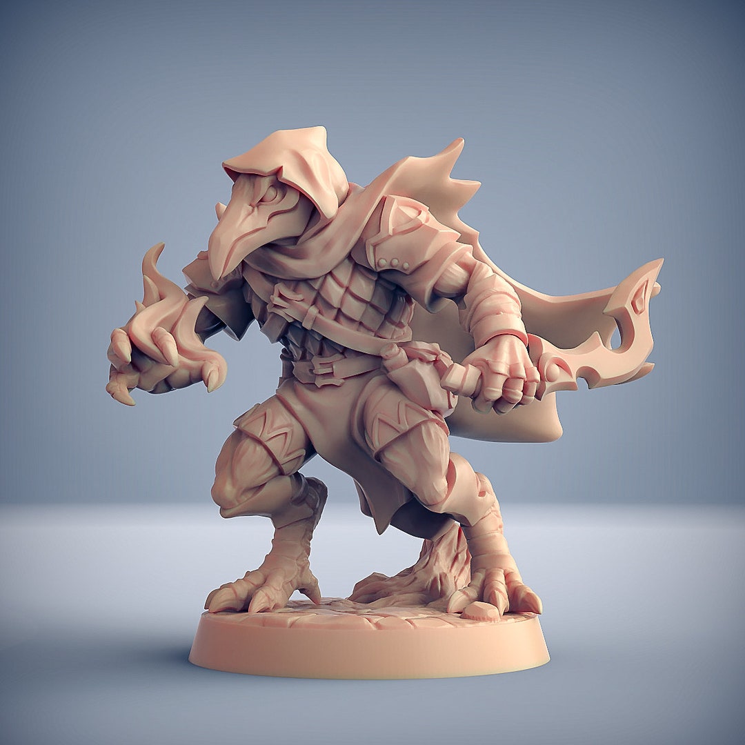 Gryphkin Infiltrator V2 (25mm Base) 3D Printed Resin Miniature ...