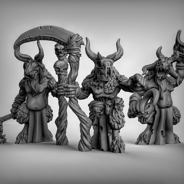 Dnd Beastmen Miniature - Etsy