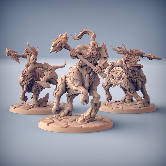 Dumlok Flameseeker Dumloktaurs 3D Printed Resin Miniature - Etsy