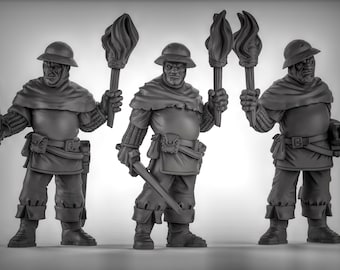 Thugs 3D Printed Resin Miniature Tabletop Role Playing Dungeons and ...