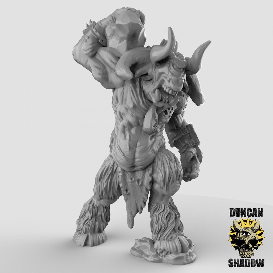 Cyclops Beast Titan 3D Printed Resin Miniature Tabletop Role Playing ...