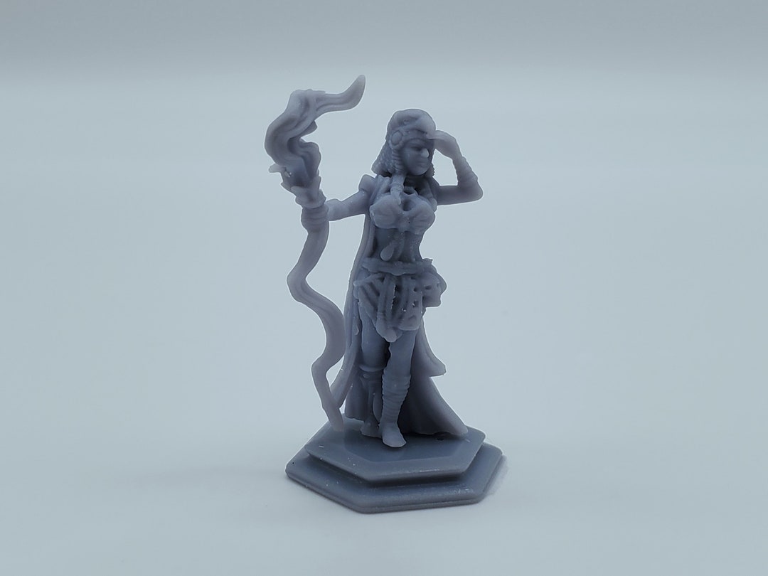 Female Shaman 3D Printed Resin Miniature Tabletop Role Playing Dungeons ...