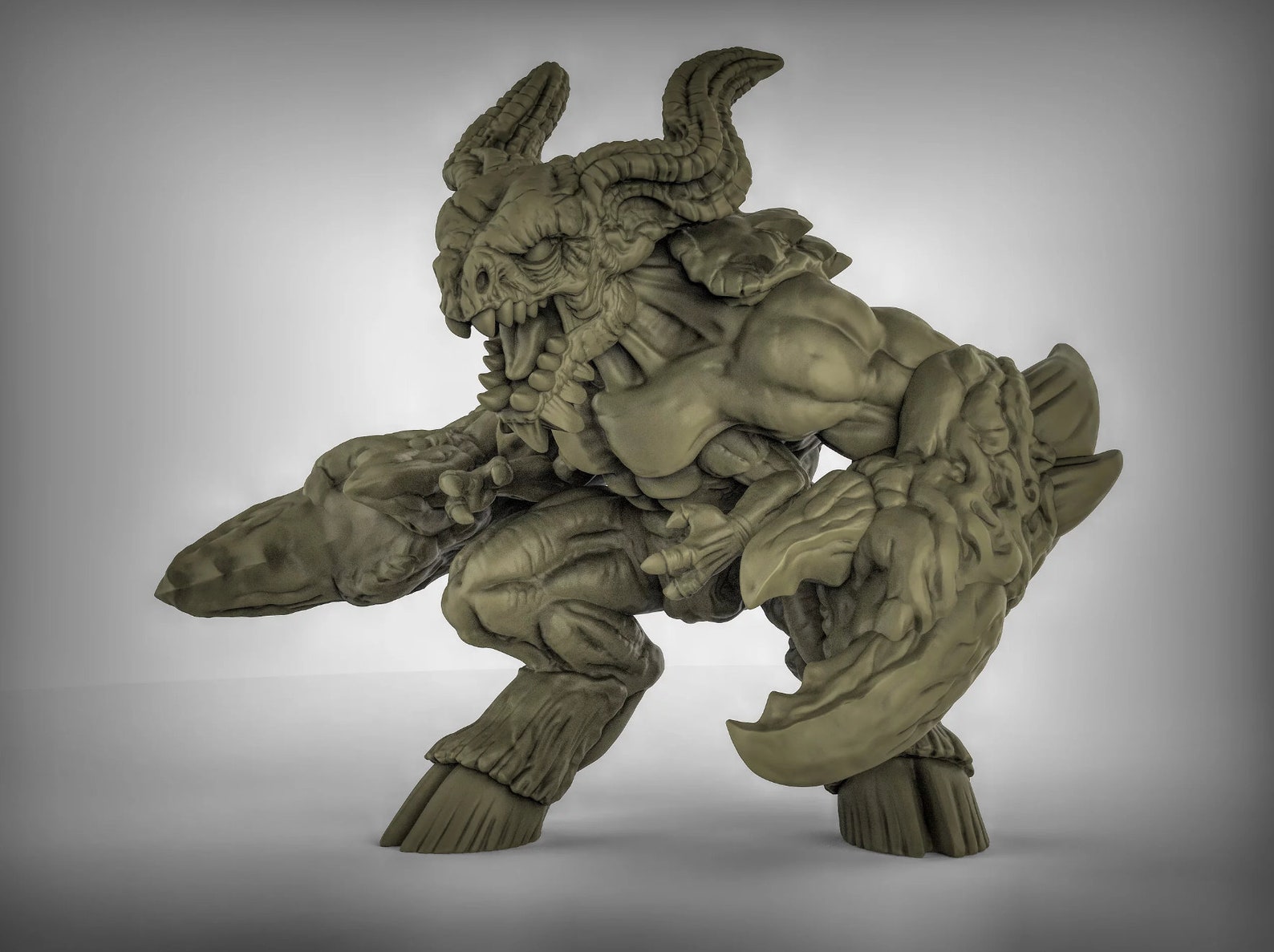 Glabrezu Demons 3D Printed Resin Miniature Tabletop Role - Etsy