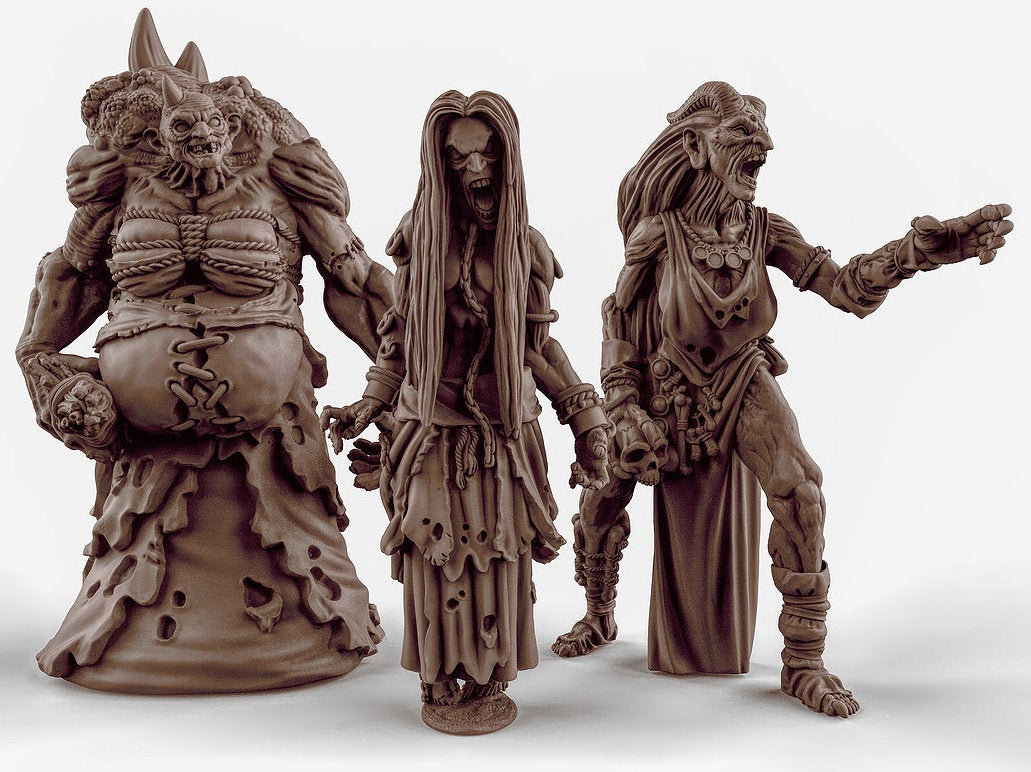 Hags 3D Printed Resin Miniature Tabletop Role Playing - Etsy
