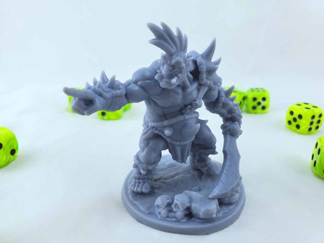Ogre Marauder V4 3D Printed Resin Miniature | Tabletop Role Playing ...