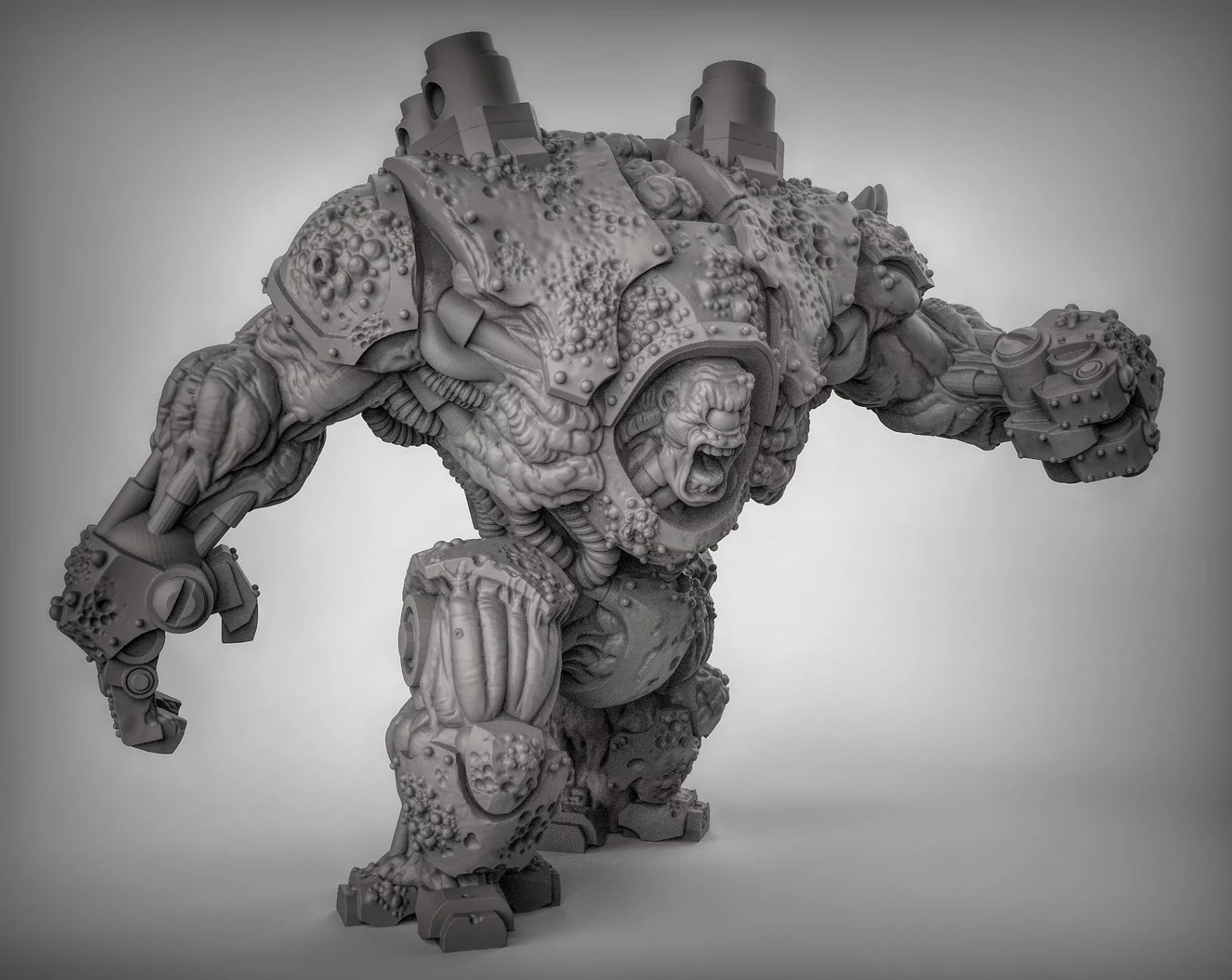 Infernal Golem V1 3D Printed Resin Miniature Tabletop Role | Etsy